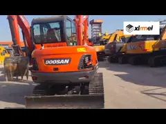 original brand doosan used dx60 mini excavator 6ton  crawler digger for construction