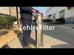 Τύπος σακούλας Υψηλής αποδοτικότητας φίλτρο ελαίου προ φίλτρωσης από ανοξείδωτο χάλυβα με θήκη για ελαιόλαδο