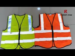 Giallo riflettente personalizzato giubbotto Hi Vis 100% poliestere alta visibilità
