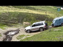 2000lbs off grid solar trailer caravan off grid travel trailer solar airbag suspension