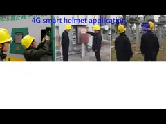 construction helmet with camera 4g video gps dvr 10meters night version
