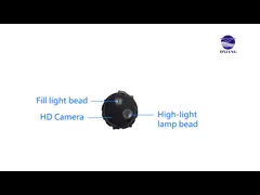 Flascia poliziale multifunzione DVR Ambarella Chipset Batteria 8000mAh