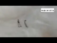 fashion sterling silver a-z alphabet earrings 18k gold plated 2024 925 silver letter stud earrings
