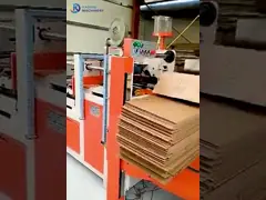 골판지 박스를 위한 60 PC / 민 물결모양 중첩기 접착기 기계 세미 오토매틱