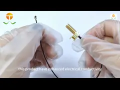 gold plated female wifi antenna sma connector straight for pcb mounting connectors