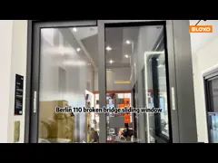 hurricane impact thermal break double glazed aluminum french aluminium commercial sliding window pri