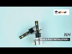 masters 9 inch three-sided illumination light xm-9in-r-09p-001 68w 5500lm dc9-36v