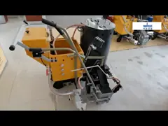 Battery Driving Tank Thermoplastic Road Lining Machine Street Striping Equipment
