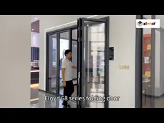 aluminium bi fold folding balcony patio doors vertical folding door and window push up