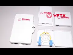 2 core fiber optic wall outlet box , ftth termination box free sample available