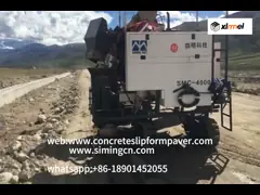 2m paving vibrating rod slipform paver machine for slope protection
