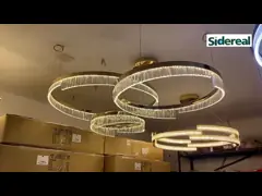 transparent pmma acrylic lampshade led chandelier rust resistant
