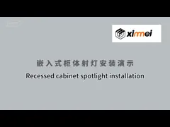 A1118 Dispositivo de iluminación LED giratorio para muebles debajo del armario