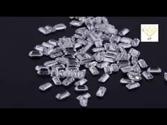 synthetic diamonds melee hpht 2.0-3.3 to 2.9-4.5mm white emerald shape def color vvs clarity