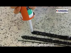 water resistant acetic cure silicone sealant clear glass rtv adhesive sealant