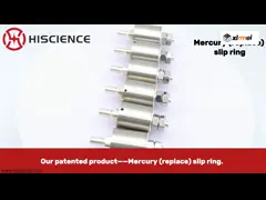 low resistance mercury slip rings 1 circuits 10a liquid metal slip rings