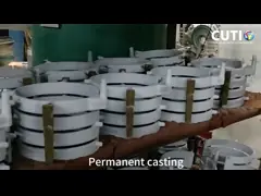 aluminum alloy low pressure casting parts welded and assembled subframe for ev chassis