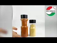 pepper sifter empty clear plastic jars sgs food grade spice bottle