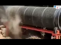 sand stone separation shaftless roller screen mobile shaftless screen machine