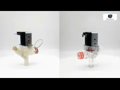 adjustable water inlet plastic solenoid valve for coffee machine 24vdc 220vac
