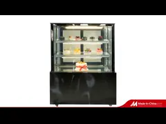 Muestra de pastel comercial de gran capacidad Enfriador de vidrio Panadería Muestra de gabinete Muestra Hcs-18f