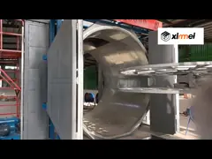 a hot air-heated rotational molding machine  chinese-made rotational molding machines