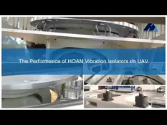 Aislador de vibraciones de goma y metal Hoan JMZ-T1 para equipos de precisión