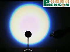 remote control modern photography color change sunset light usb rainbow projector lamps