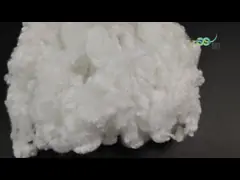 far infrared polyester man made fibre 3d white psf with customized crimp
