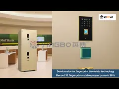 Smart Bank Biometrica Cassaforte Commerciale Blocco Impronte Digitali H1880mm Con 7 Entrate Aperte