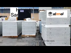 heat insulation cleanroom pu sandwich panel 50mm 75mm thick for workshop