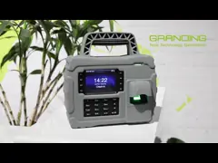 Biometric Fingerprint Time Attendance System With Portable Handle Backup Battery