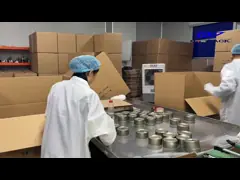 round shape beef protein can with food grade inner coating