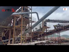 flexible layout belt conveying equipment 60-120t/h