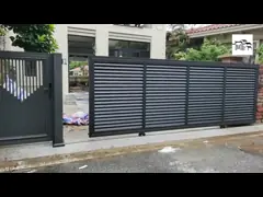 customizable custom aluminium gates versatility in height black aluminium driveway gates