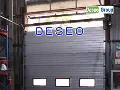 Portes sectionnelles industrielles résistantes au vent Réduction du bruit