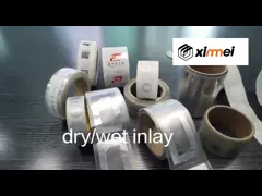 Etichetta di carta RFID 4K EV1 con chip RFID ISO14443A 86*54mm