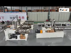 ce iso certified sjz-80/156 conical twin screw extruder for pvc wall panel production