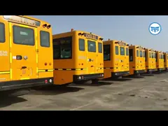 4x2 manual transmission 5m long nose yellow school bus for children's transportation