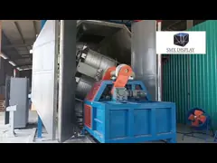 energy saving shuttle type rotomoulding machine  plc control system  professional machinery for maki