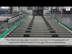 50mm steel motorized conveyor roller high load dc roller drum motor for new energy photovoltaic indu