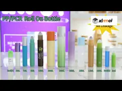 RPA-7ML Empty PP Roll On Bottle with gold metal cap for acne treatment