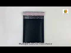 6x10 Black Bubble Poly Mailers Tear Resistant Clothing Packaging