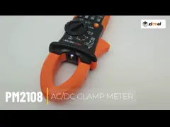 Métricos digitales de abrazadera de corriente alterna Ture RMS con rango automático 1000A AC No contacto Voltagem de desactivación Resistencia