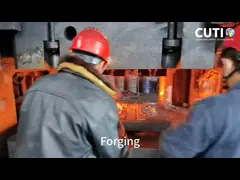 2000t press forged steel crankshaft quenching and tempering for motorcycle engine