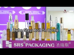 free sample empty different color thin wall glass perfume roller ball bottle