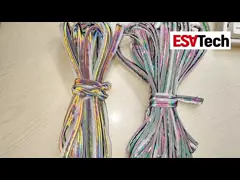 Como la cinta de instalación de tubos reflexiva negra de la tela de  para el arco iris de la ropa de la seguridad retro