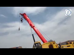 1500 Working Hours Used Truck mounted Crane 45.5m Maximum Boom Length and 9.8t Crane Counter Weight