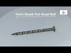 flat head twist shank nails