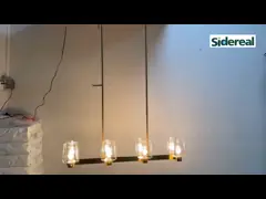 42in 8 light contemporary gold island chandelier lighting home foyer entryway